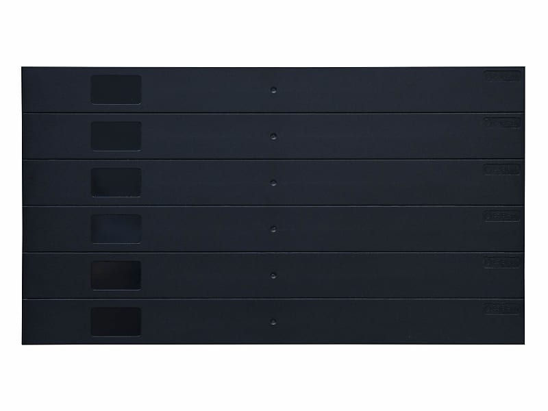 EziBlank 19" 6U Blanking Panels, Black | Reverb Canada
