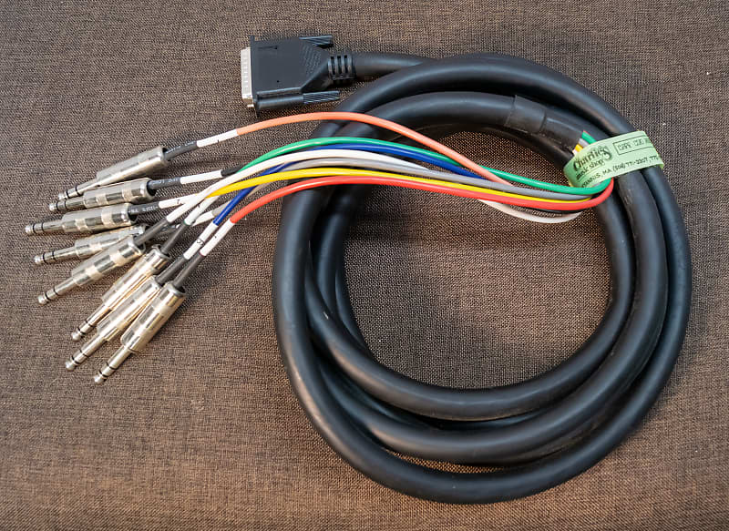 DB25 to 8 Channel 1/4" TRS 12 Ft. D-Sub Snake Cable | Reverb