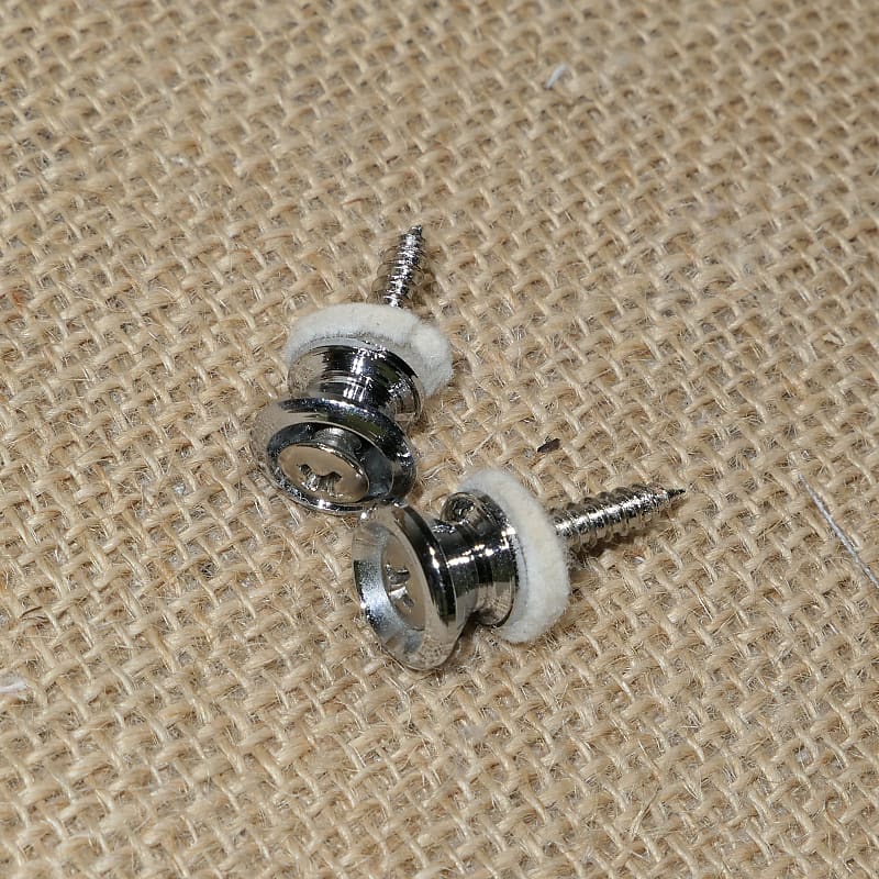 Strap Button Chrome, 2005 Epiphone Les Paul Standard - Same | Reverb