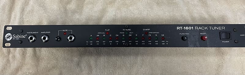 Sabine Rt-1601 rack tuner Sabine 2000 | Reverb