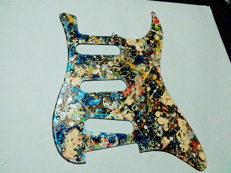 Pickguard Custom Hand Painted | Reverb