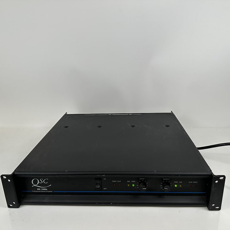 QSC MX-1000A Stereo Power Amplifier | Reverb