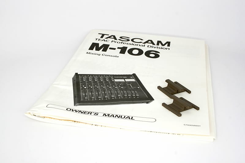 Tascam M-106 Manual w/M-Series Stereo Fader Couplers [USED] | Reverb