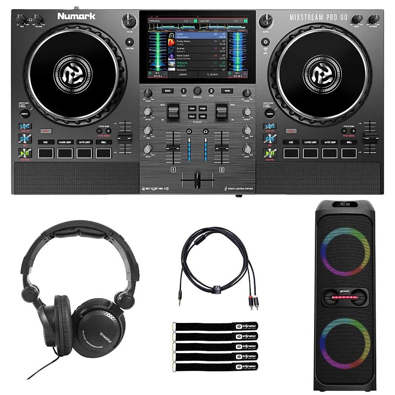 Numark MIXSTREAM PRO GO Battery Powered DJ Controller w | Reverb