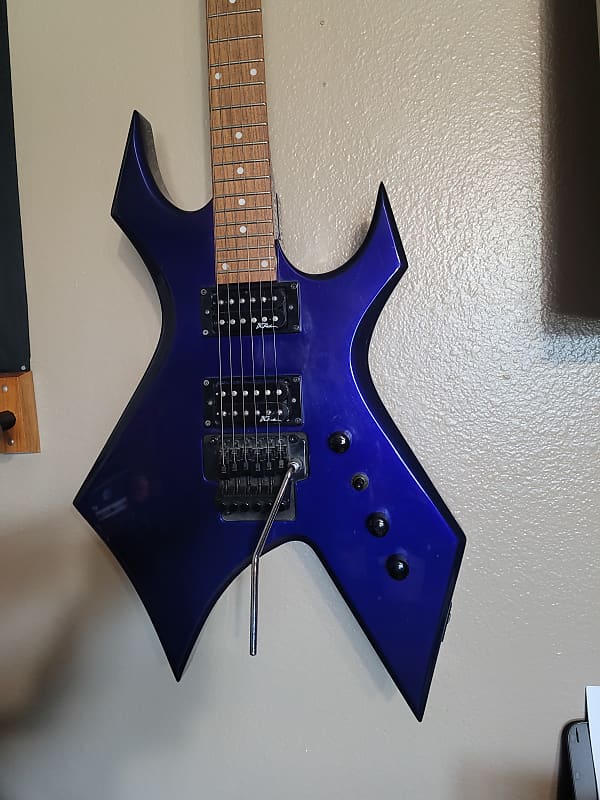 B.C. Rich Warlock platinum pro series 2000s - Purple Blue | Reverb