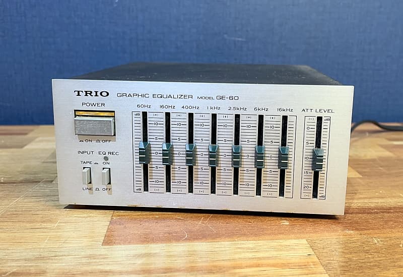 Trio GE-60 Vintage 7-Band Equalizer [Extremely Rare / Great | Reverb