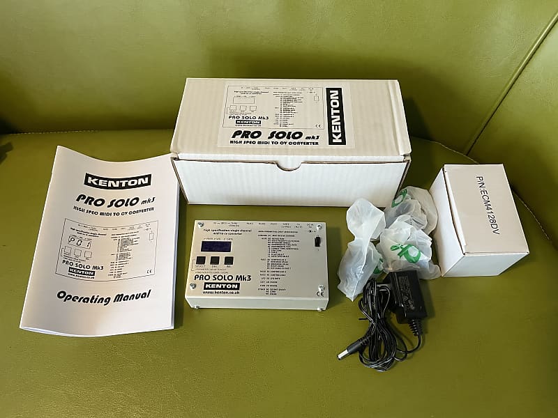 Kenton Pro Solo Mk3 MIDI to CV Converter MIDI INTERFACE - | Reverb