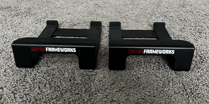Gator Frameworks Desktop Studio Monitor/Speaker Wedge Stands | Reverb