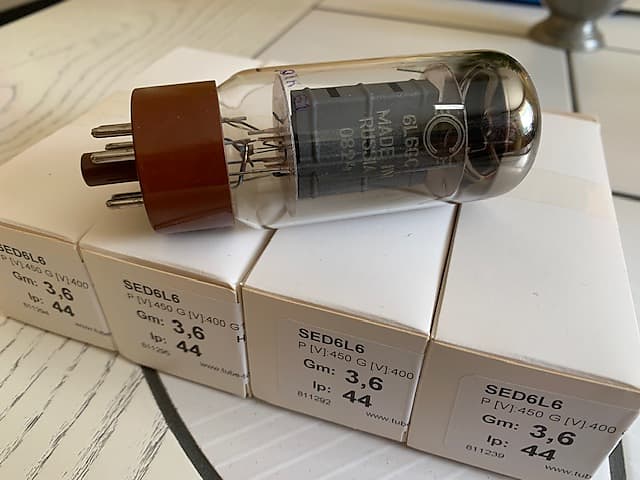 SED Svetlana winged -C- 6L6 matched Quartett Tubes - the holy | Reverb