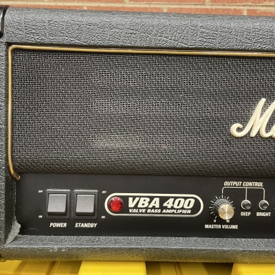 Marshall VBA 400 - 400 Watt Tube Bass Guitar Amp Head | Reverb