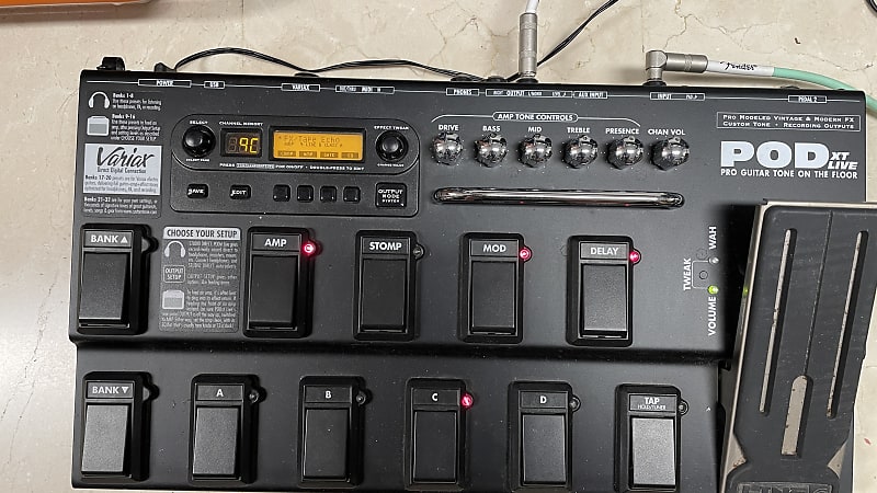 Line 6 POD xt Live Multi-Effect and Amp Modeler 2000s | Reverb Denmark