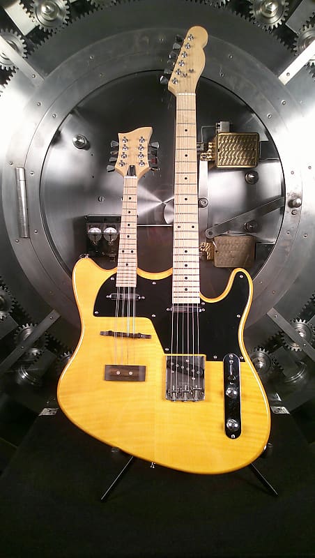 K Mandolin/Telecaster Double Neck Butterscotch Electric | Reverb