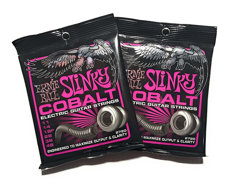 Ernie Ball P02720 Power Slinky Cobalt Electric Guitar | Reverb UK