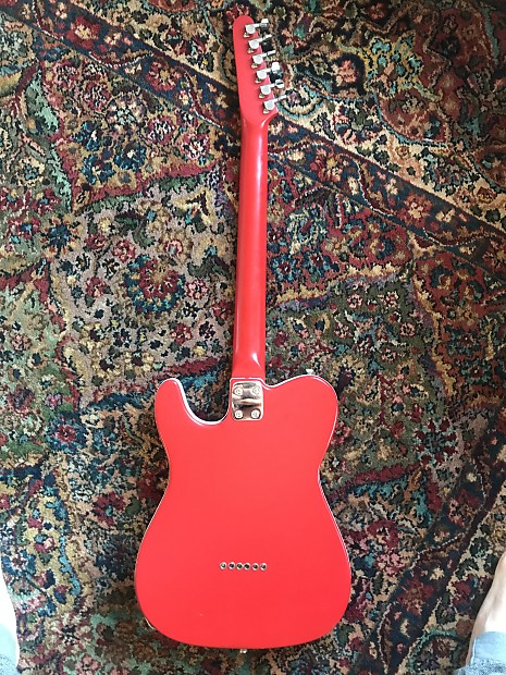 Rick Kelly Danocaster Danelectro / Telecaster 90's Model Red | Reverb