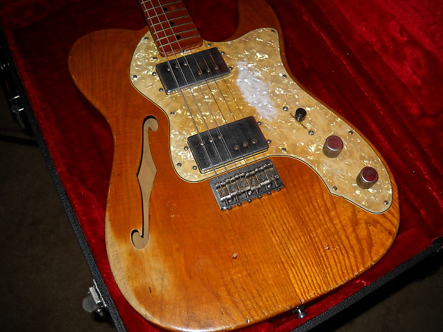 Fender Telecaster Thinline Relic (custom made) Antique | Reverb