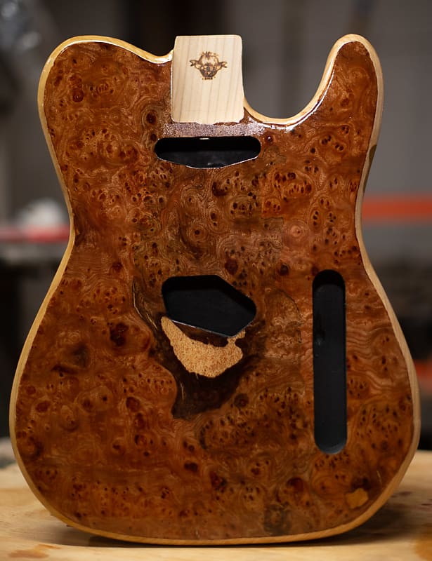 Handmade Custom Fender Telecaster Poplar body w/ veneer | Reverb UK