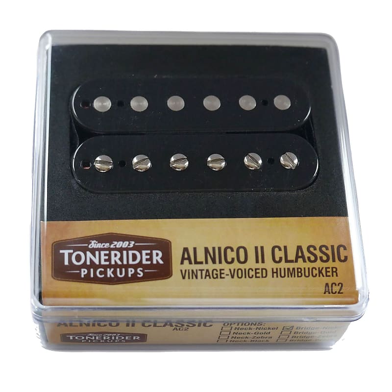 Tonerider AC2 Humbucker Bridge Guitar Pickup - Black | Reverb