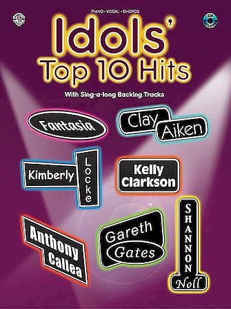 Idols' Top 10 Hits Piano/Vocal/Guitar Songbook | Reverb