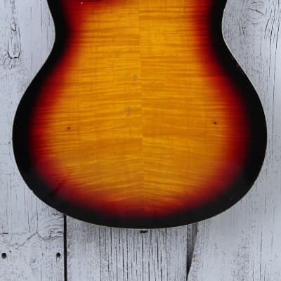 Kent Model 822 Vintage 1960s Hollow Body Electric Bass Guitar | Reverb