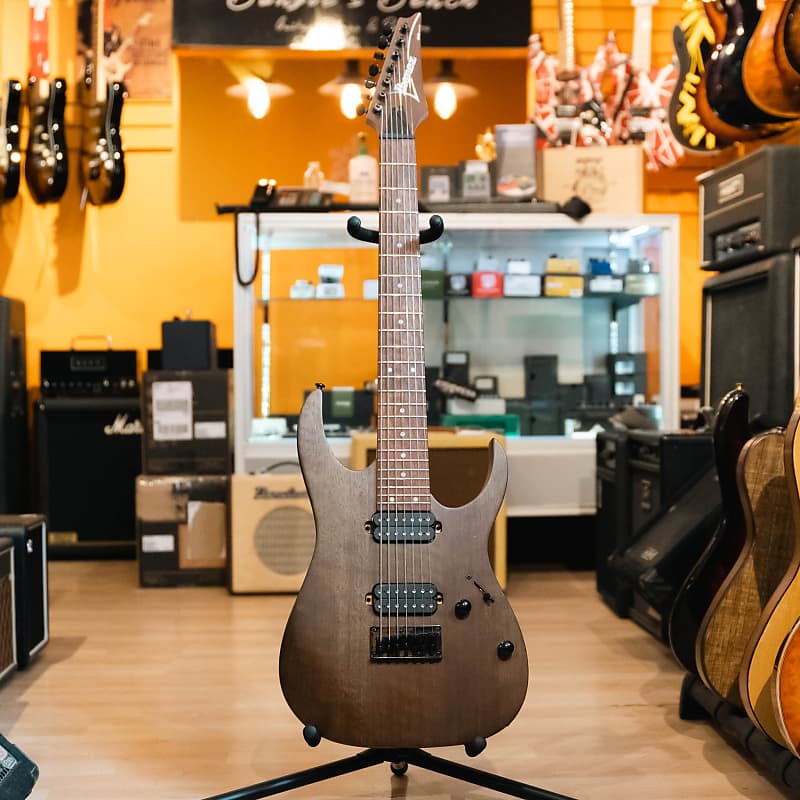 Ibanez RG 7-String Electric Guitar - Walnut Flat w/ HD Gig | Reverb