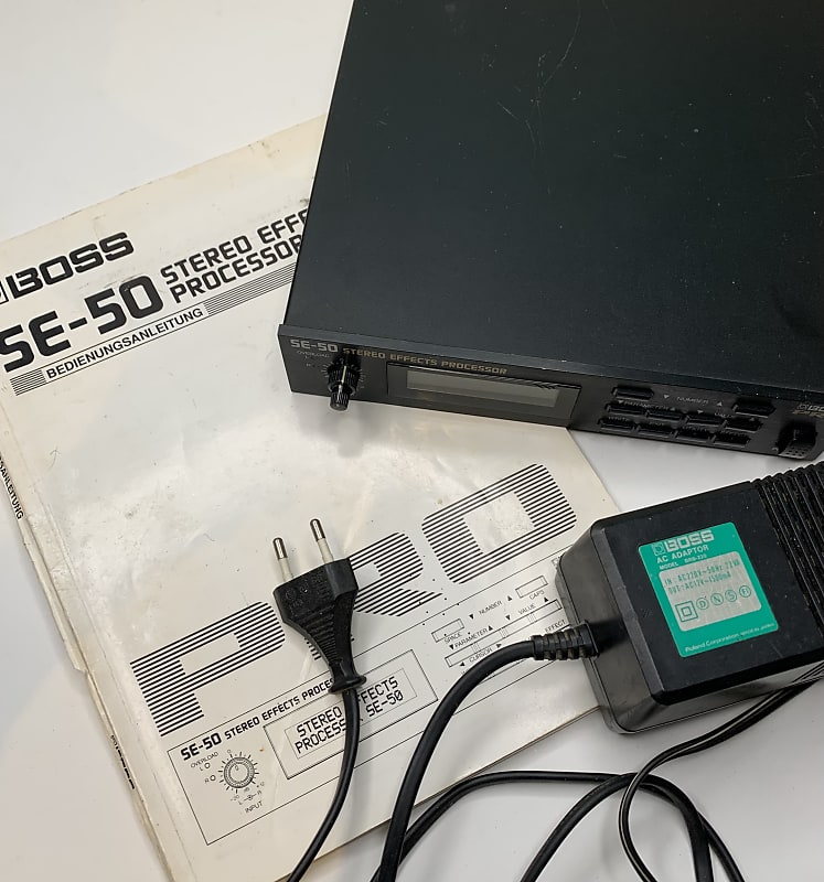 ★BOSS SE-50★STEREO EFFECTS PROCESSOR★ステレオエフェクター★取説・元箱付き★｜ホビー、カルチャー