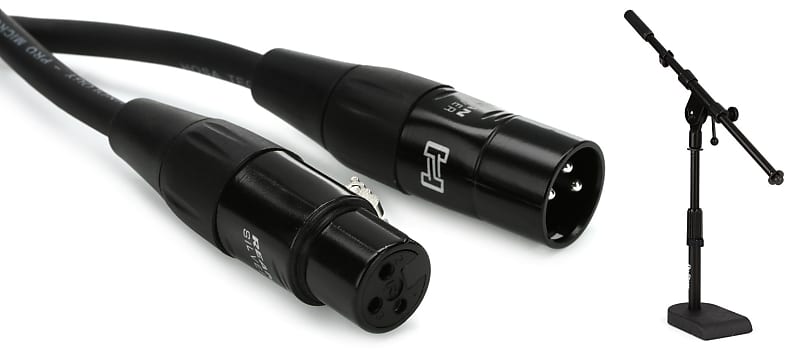 Hosa HMIC-050 Pro Microphone Cable - 50 foot Bundle with | Reverb