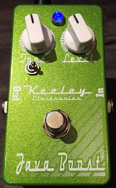 Keeley Java Boost Rare Emerald Green | Reverb