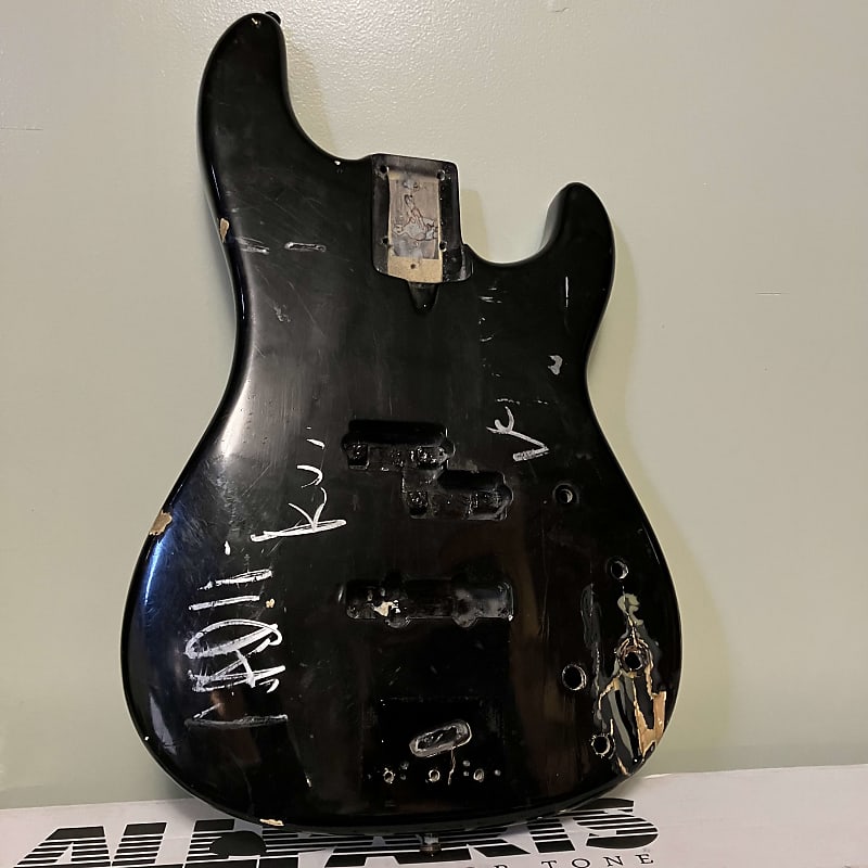 1985 Warmoth P/J Bass Body Project Rear Routed Precision Jazz | Reverb