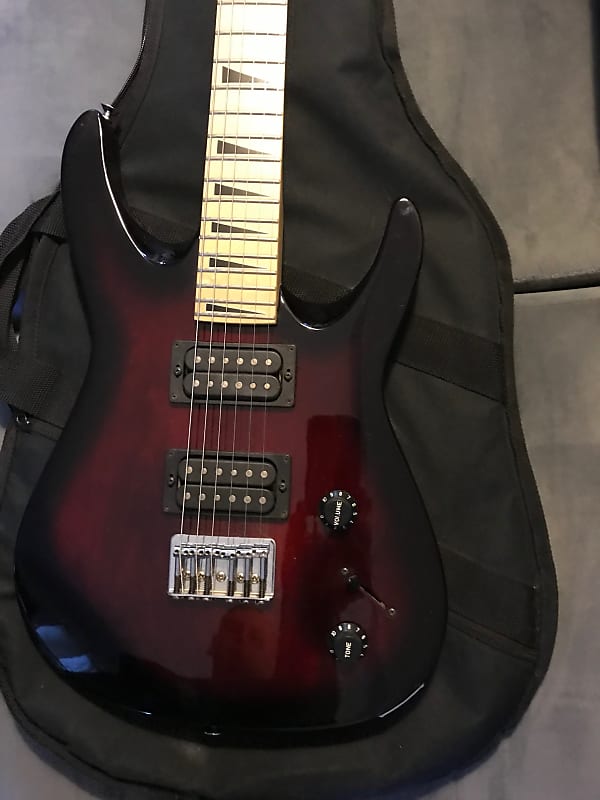 Mayones KTM guitar from 90" - HH Superstrat - Cherry Red & | Reverb