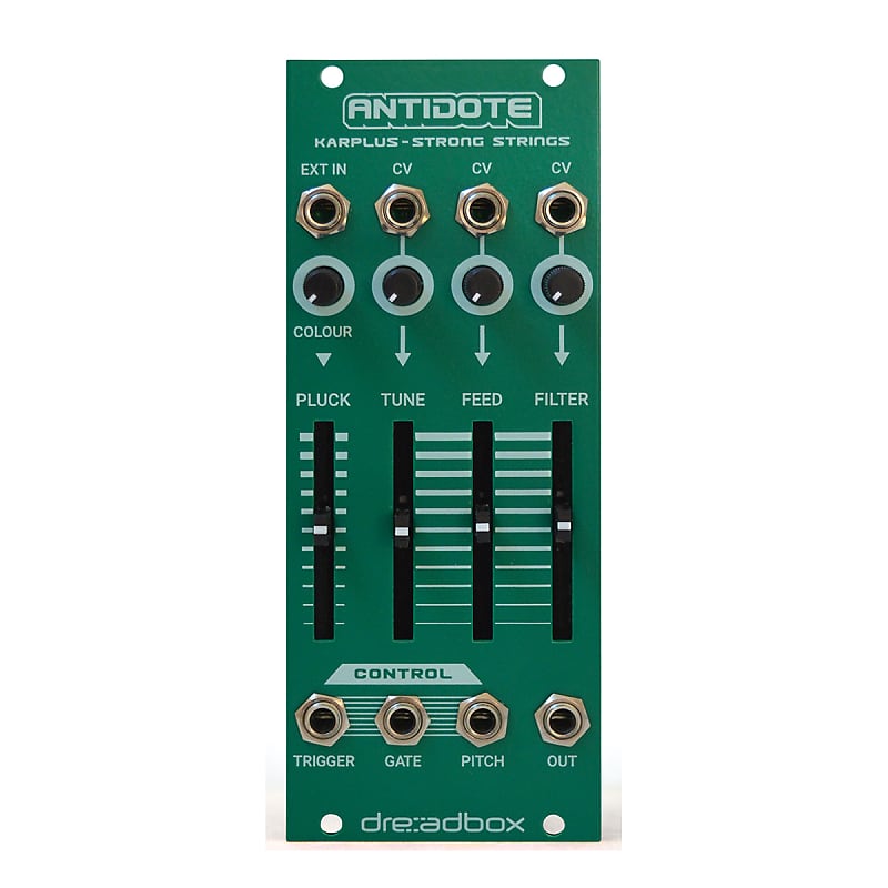 Dreadbox Antidote Eurorack Karplus Strong Strings Module | Reverb