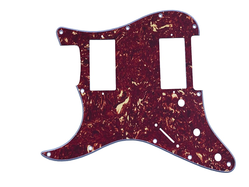 Left handed Stratocaster pickguards for USA/Mexican - Red | Reverb UK