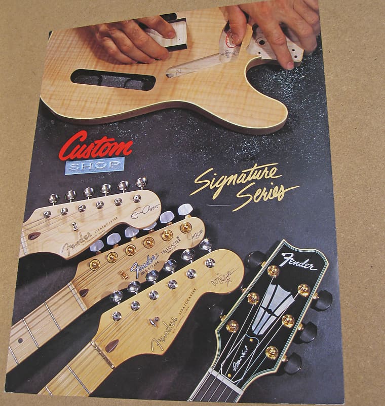 Fender Custom Shop Signature Series Brochure | Reverb