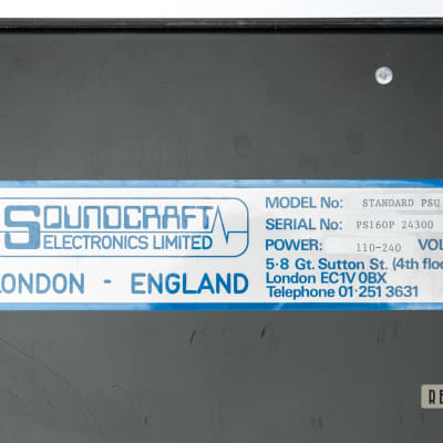 Soundcraft Series 1600 24/8/16 Producer Analog Mixing Console | Reverb