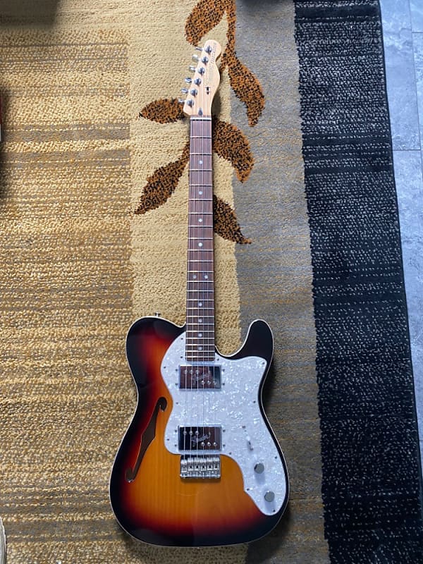 Fender Deluxe Telecaster Thinline Modified for Humbuckers | Reverb