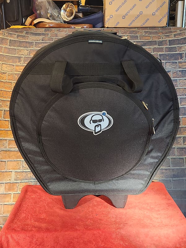 Protection Racket 24" Deluxe Cymbal Rolling Bag w/ Drum Stick | Reverb