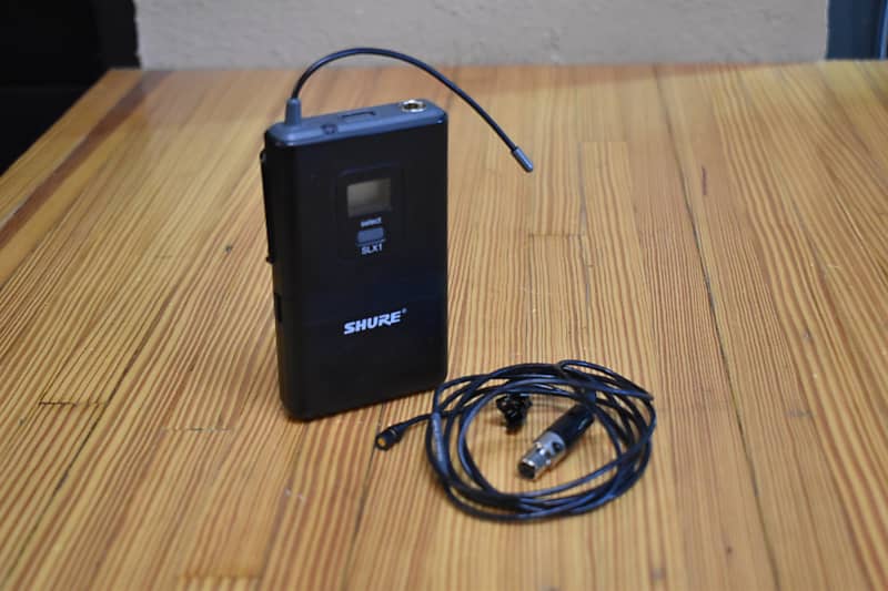 Used Shure SLX1 Bodypack Transmitter w/ Clip On Mic | Reverb