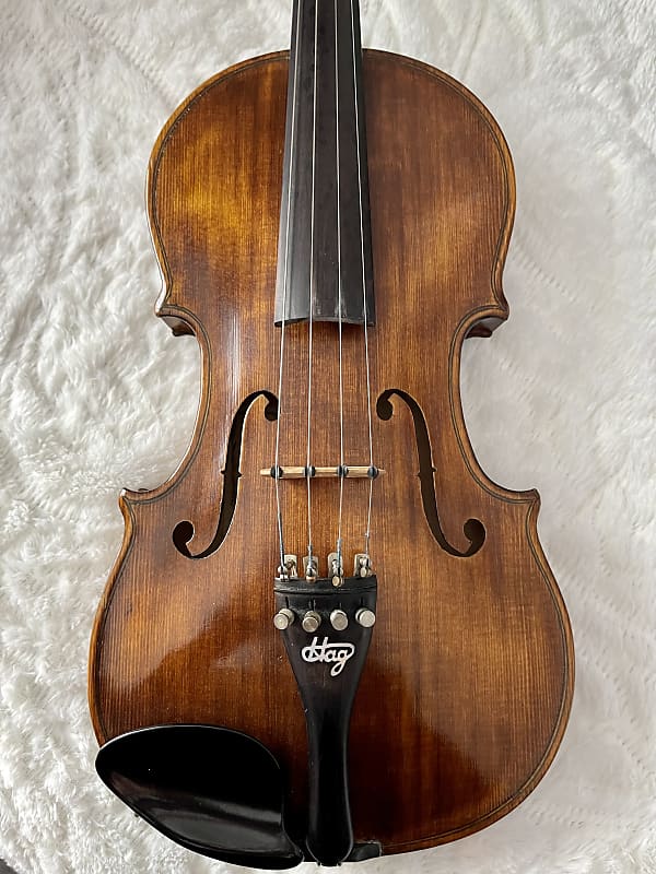 The Hag - Pearl Engraved Handcrafted Fiddle | Reverb