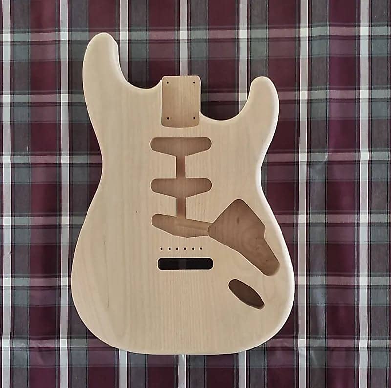 Woodtech Routing - 2 pc. Alder Stratocaster Body - Unfinished | Reverb