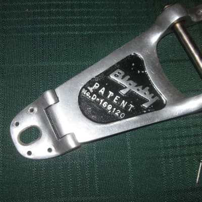 Bigsby Bigsby B7 vibrato tailpiece 1960's Nickel original | Reverb