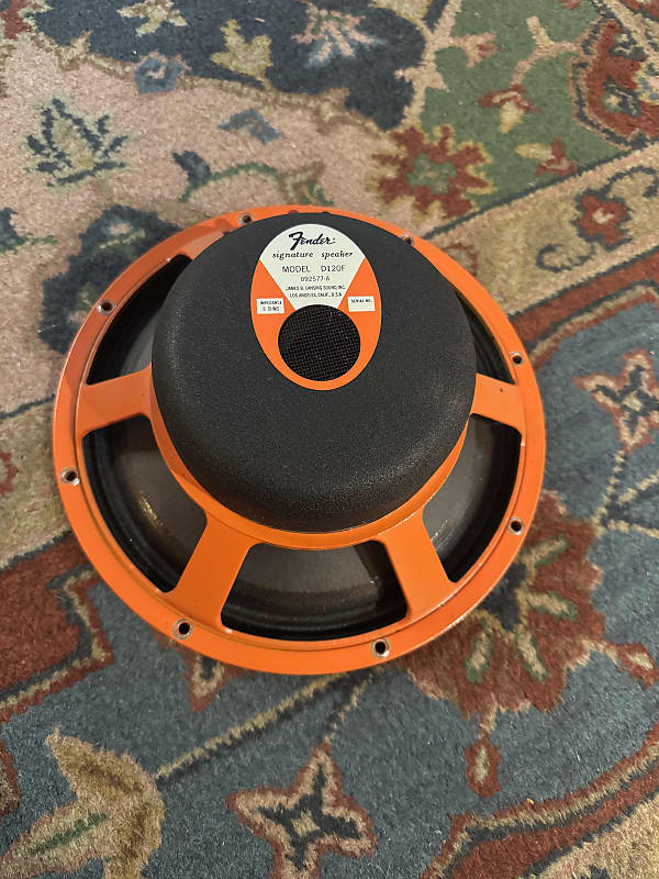 Fender Label JBL D120f 8 ohm original cone | Reverb