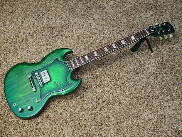 Video! 2005 Gibson SG Standard Custom Sparkle Green Paint Job | Reverb