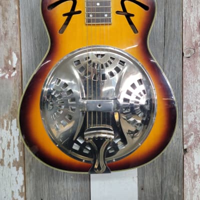 Fender Square Neck Dobro 1990s - Sunburst | Reverb