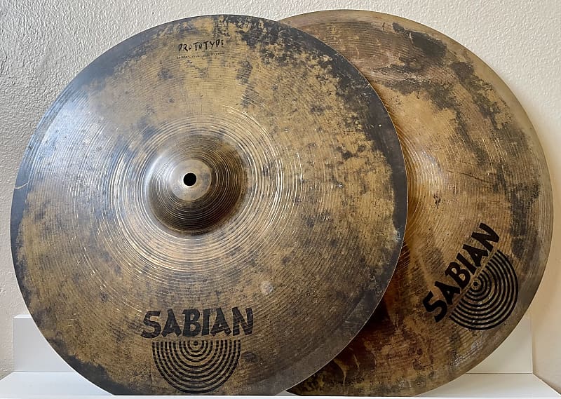 16" Sabian HH Custom/Prototype Hi-Hats - Deep, Dark Tones and | Reverb
