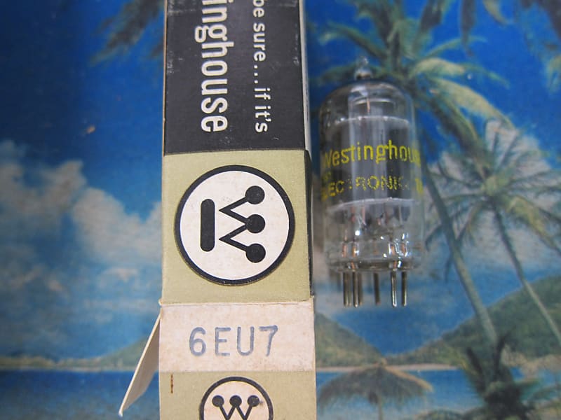 NOS Vintage Westinghouse 6EU7 Preamp Tube, 1960s, Box, | Reverb UK