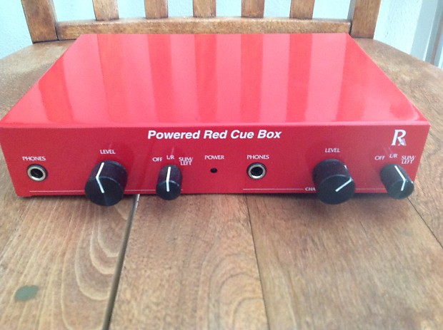 Redco P2M Powered Red Cue Box | Reverb