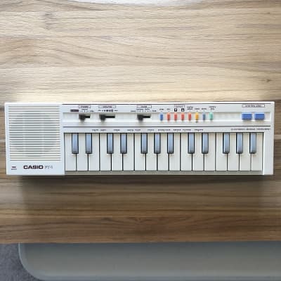 Casio PT-10 Mini Synthesizer | 1980's | White | Carton Box | | Reverb