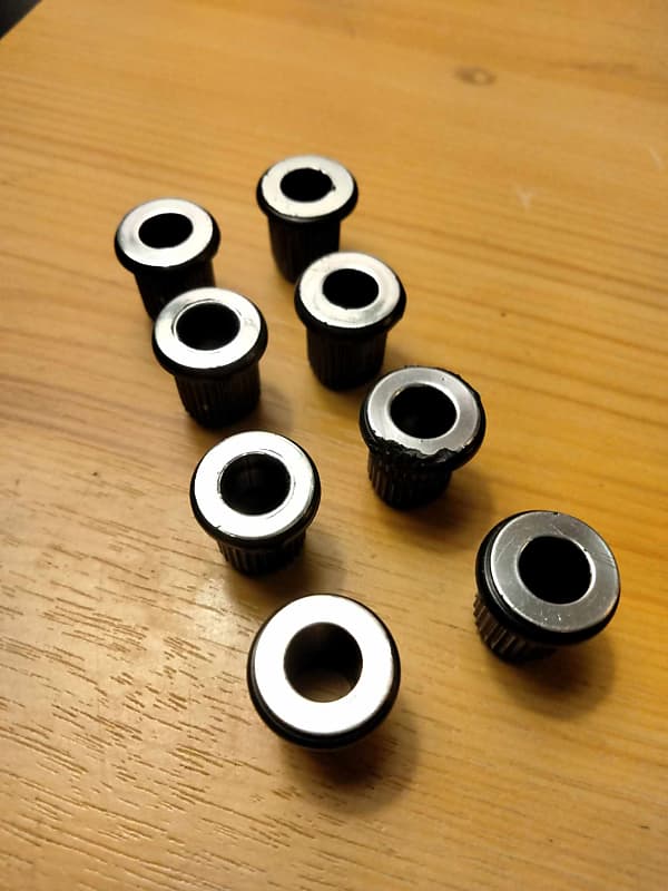 Unknown Vintage Push-In Bushings/Ferrules (x8 for mandolin) | Reverb