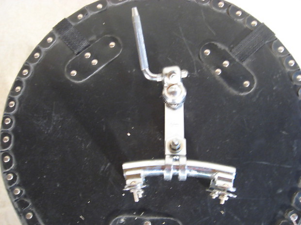 Ludwig 1970's Single Tom Bass Drum Mount w/base, chrome | Reverb