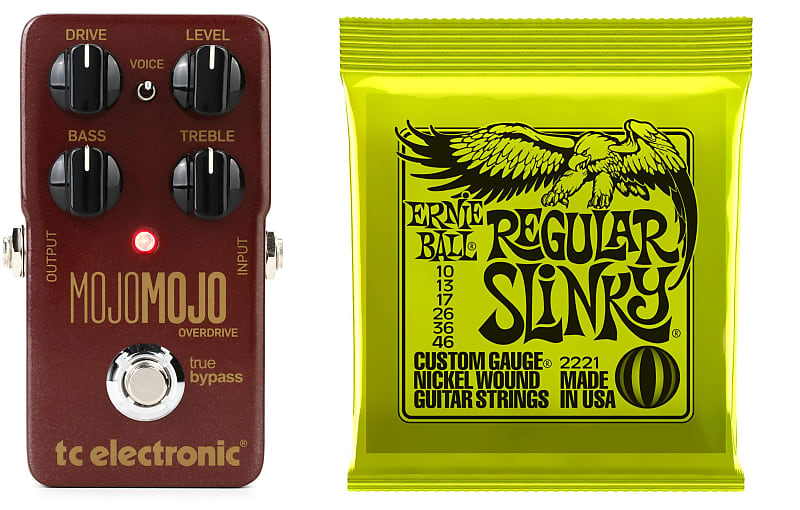 TC Electronic MojoMojo Overdrive Pedal Bundle with Ernie Ball | Reverb
