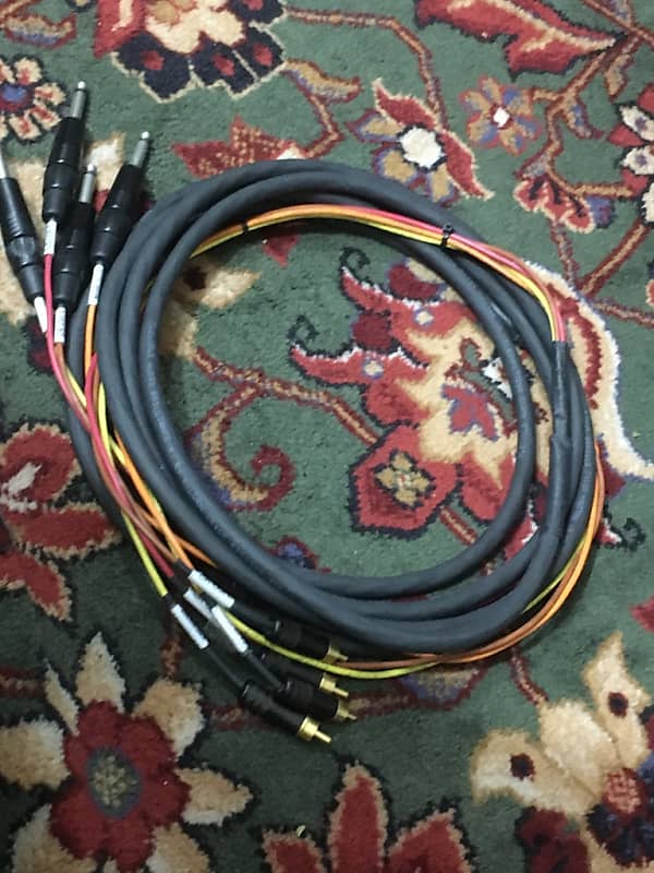 Belden 4 channel TS to RCA Snake 15ft | Reverb